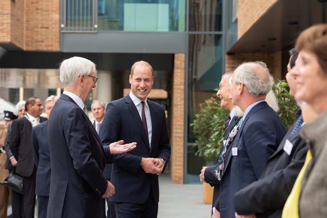 The Duke of Cambridge opens The H B Allen Centre - Keble College
